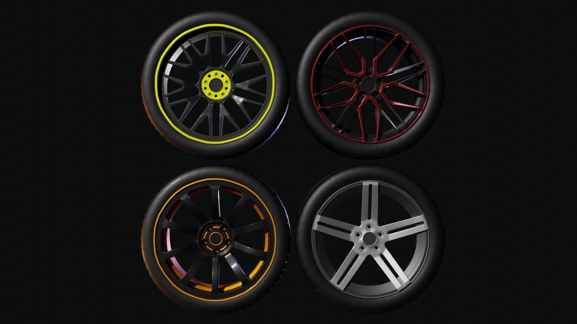 3D model RIM PACK VR / AR / low-poly | CGTrader