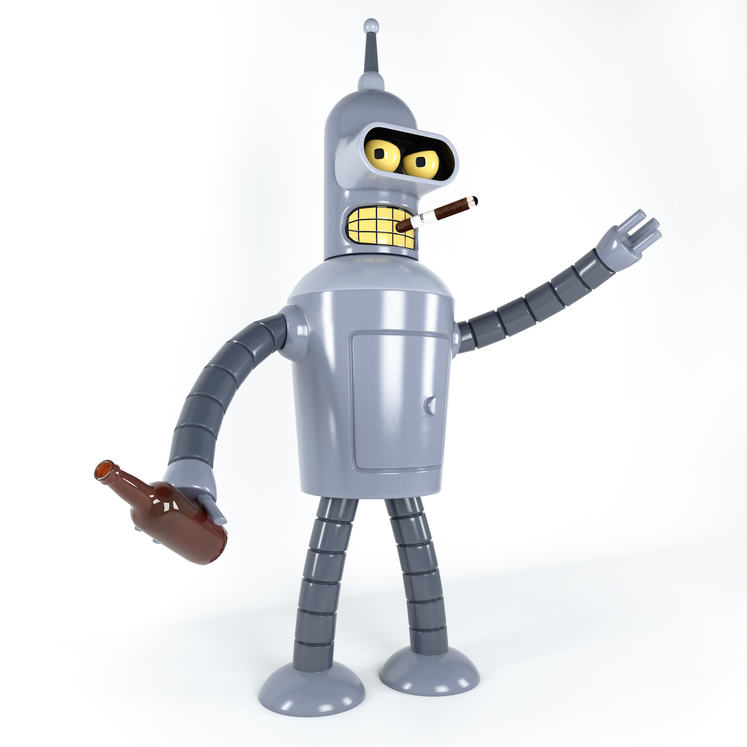 Bender Robot 3D model | CGTrader