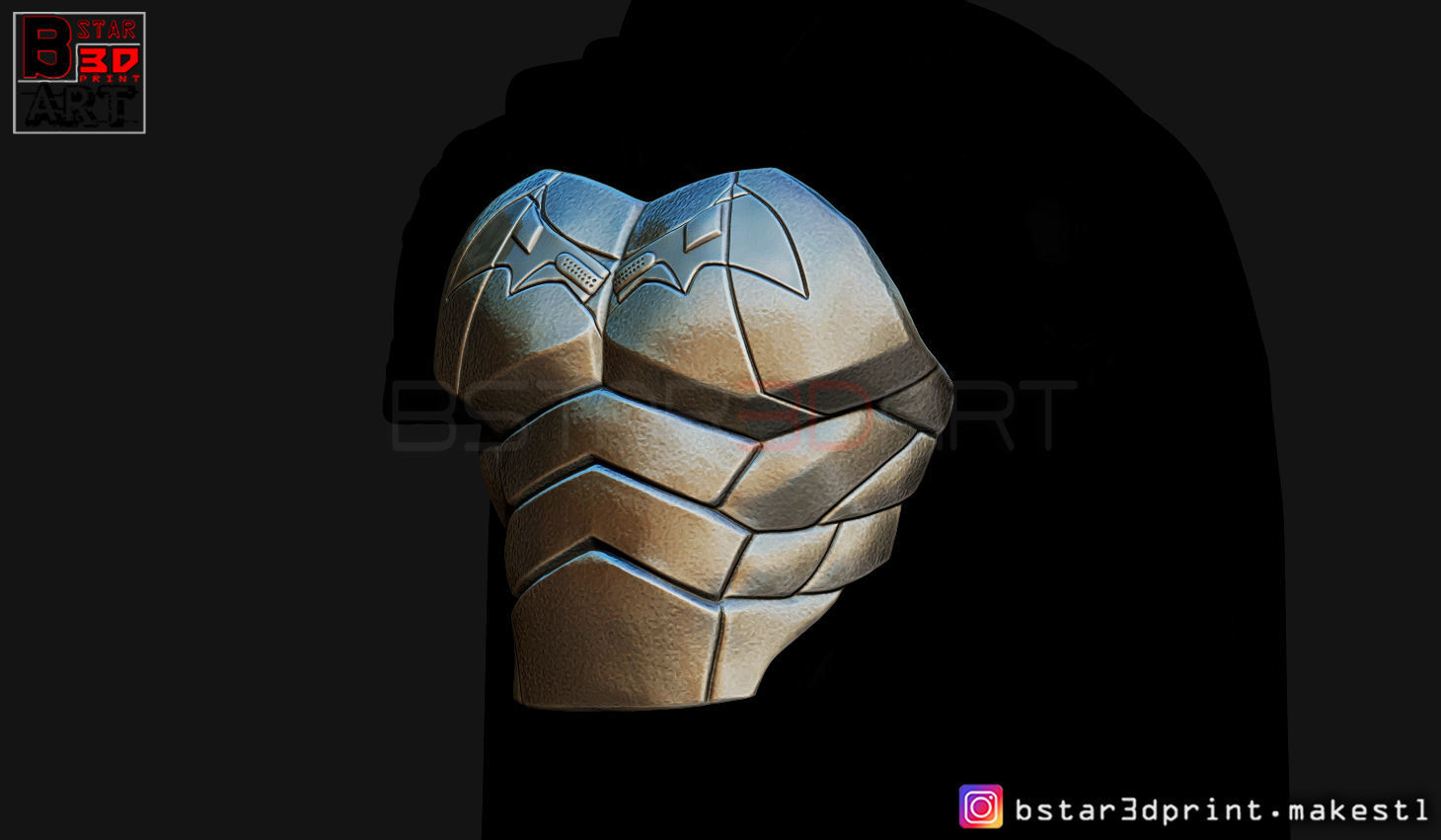 Batman Chest Armor - Batman 2021 - Robert Pattinson 3D model 3D ...