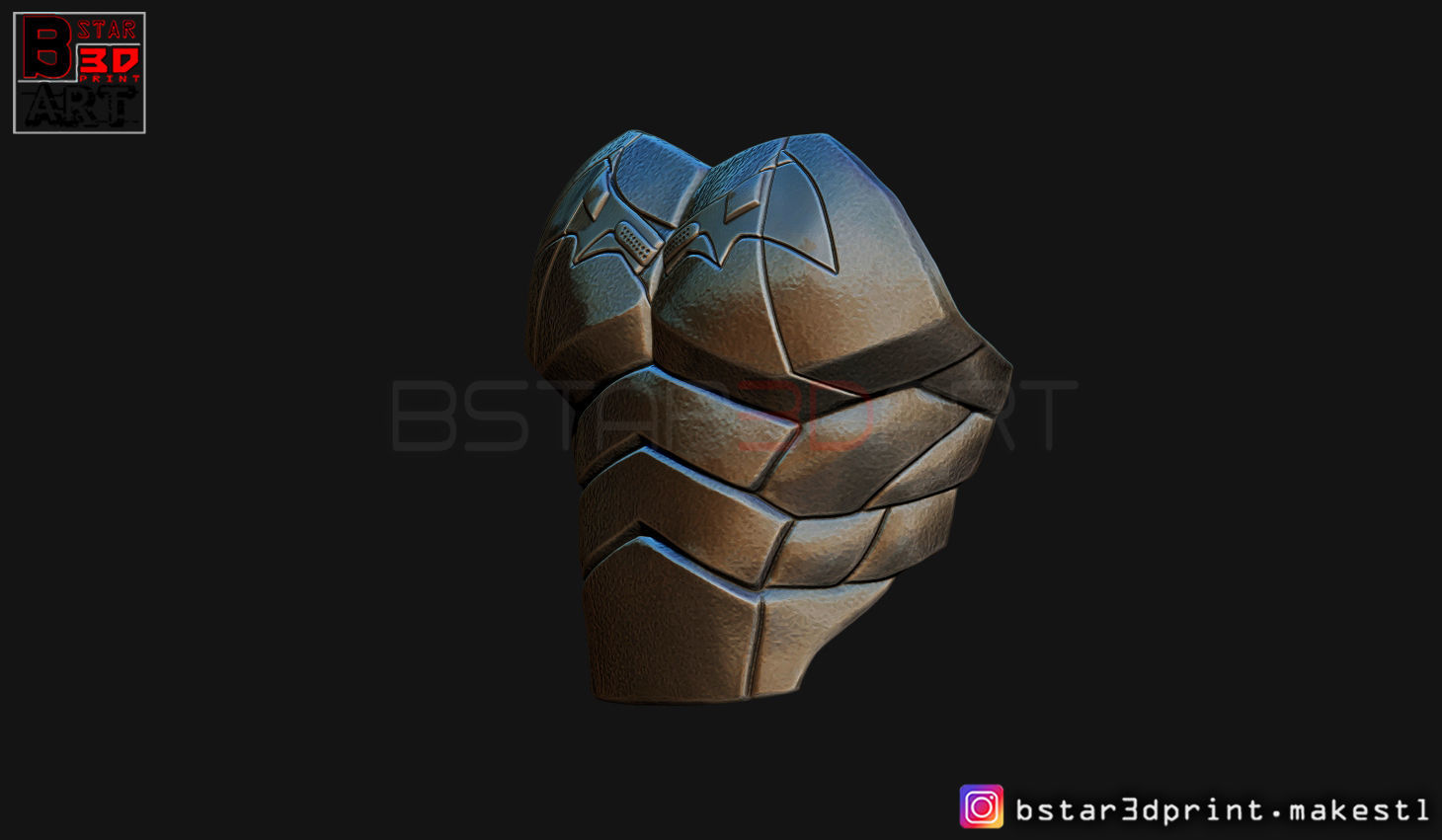 Batman Chest Armor - Batman 2021 - Robert Pattinson 3D model 3D ...