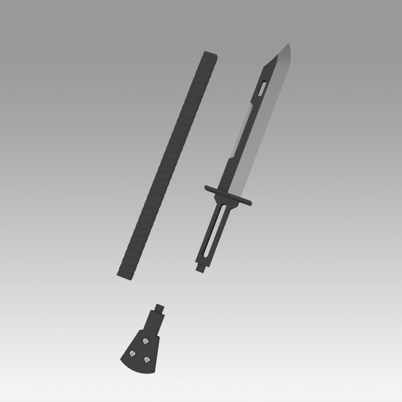 Persona 4 Yu Narukami Izanami Sword B Cosplay Weapon Prop 3D model 3D ...