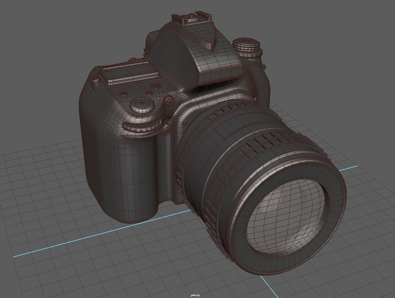 Camera I PBR I Subdiv - Ready 3D model free VR / AR / low-poly 3D model ...