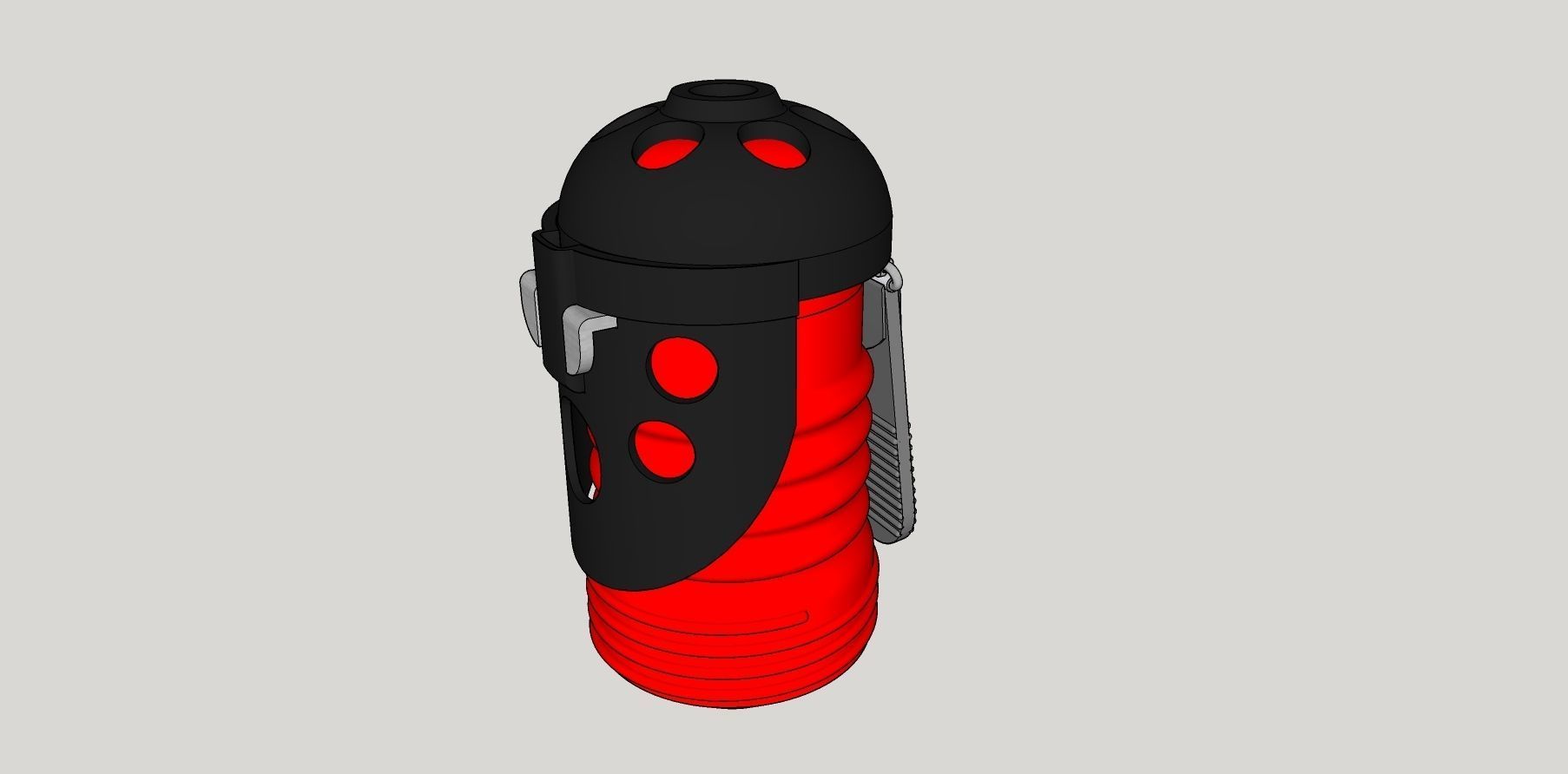 WW2 Italian Red Devil Grenade 3D model 3D printable | CGTrader