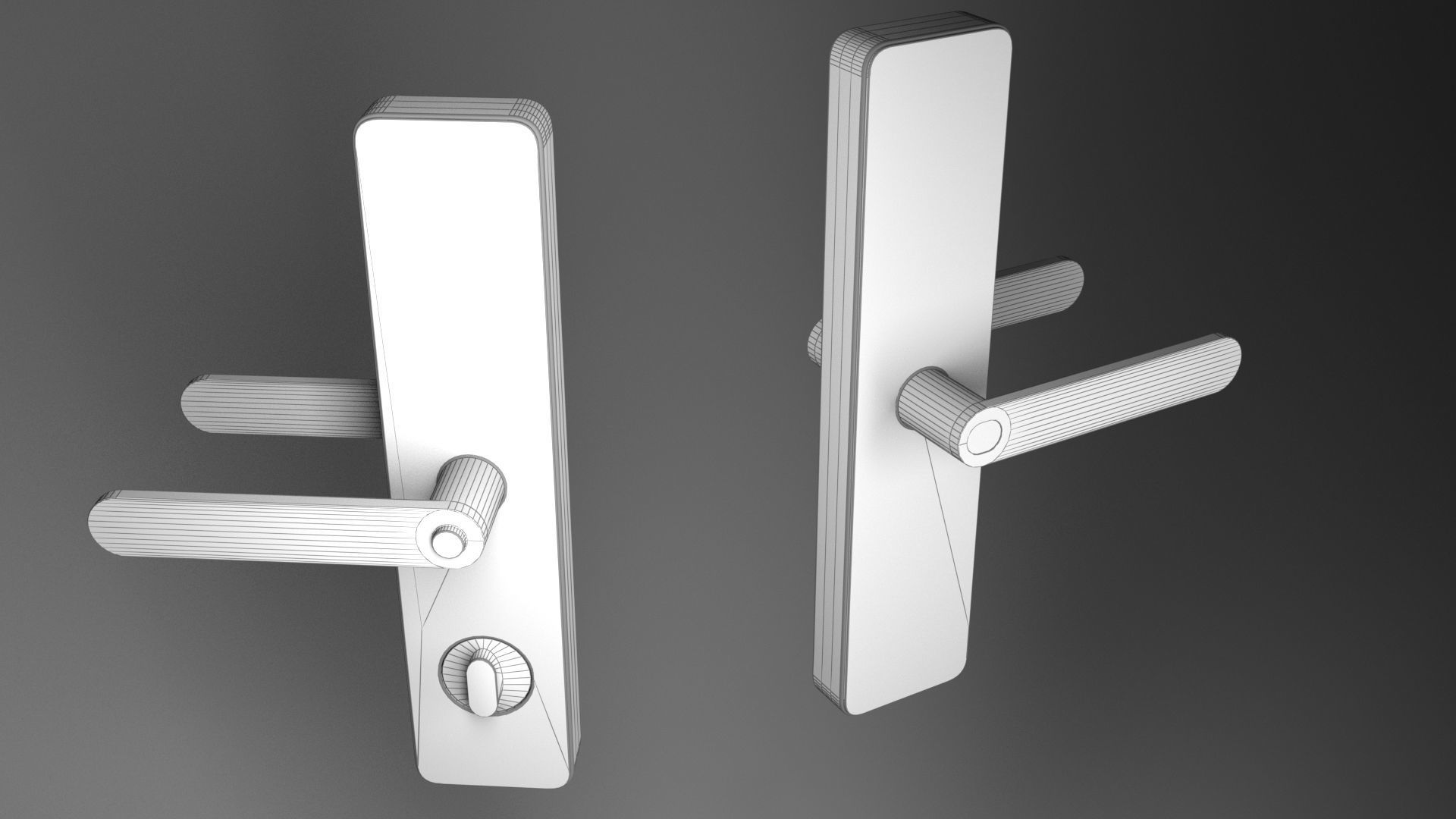 Smart Door Lock 3D model | CGTrader