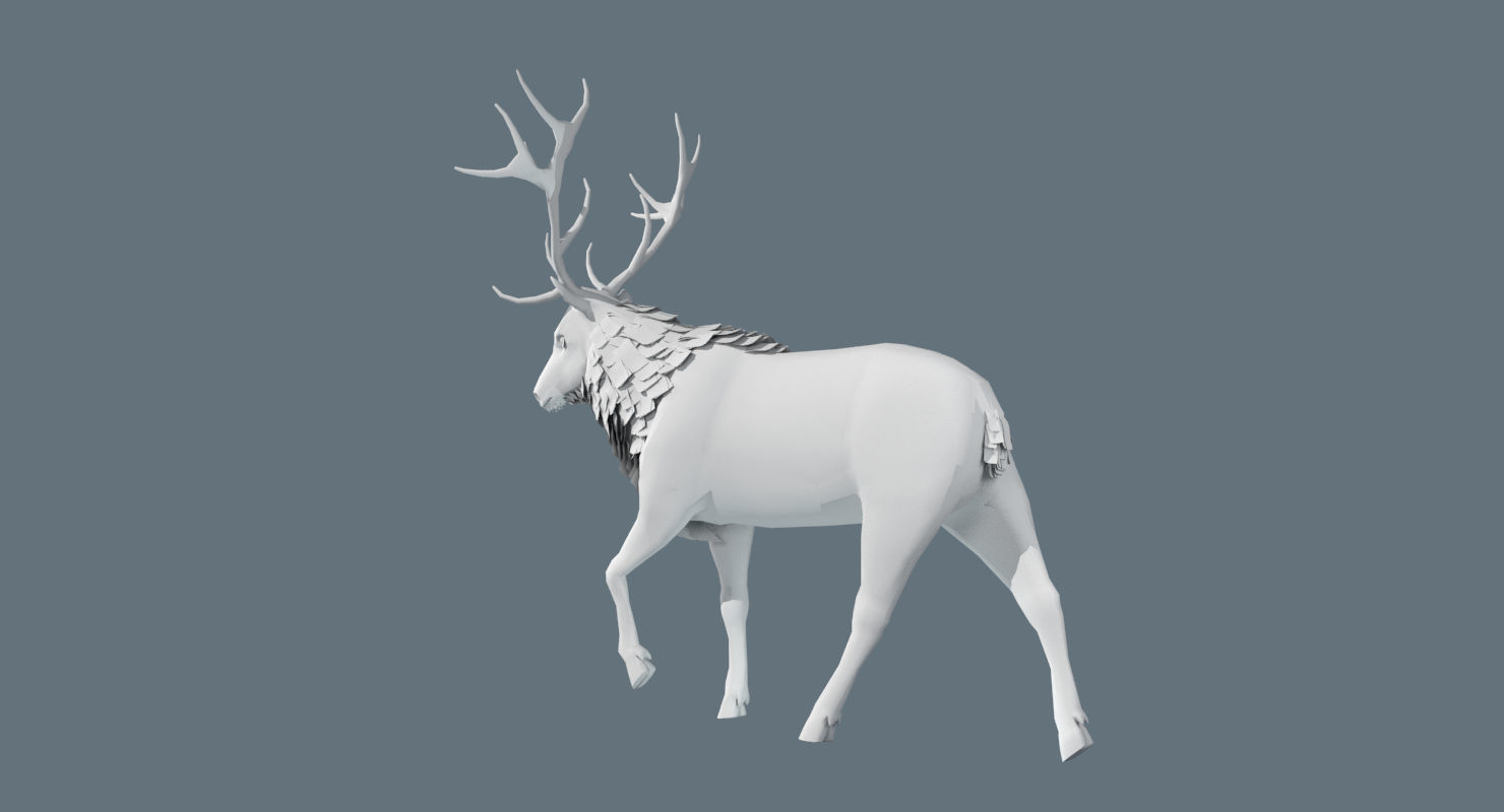3D model Deer Rig VR / AR / low-poly | CGTrader