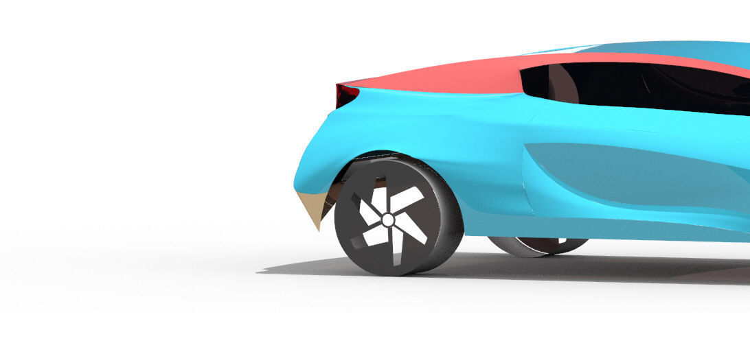 Rear engine coupe suv 3D model | CGTrader