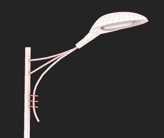 3D model environment street light set VR / AR / low-poly | CGTrader