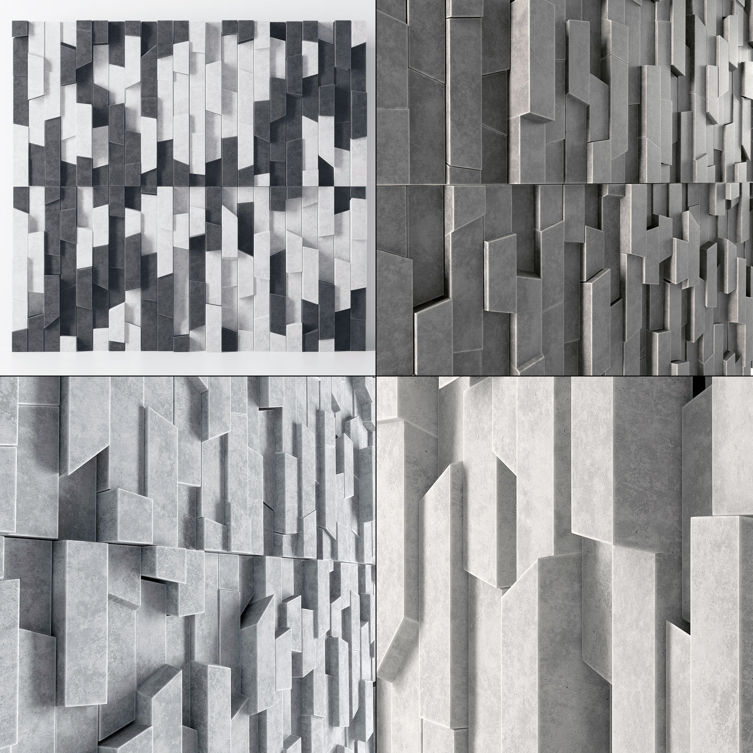 Panel slice Neo block n1 3D model | CGTrader