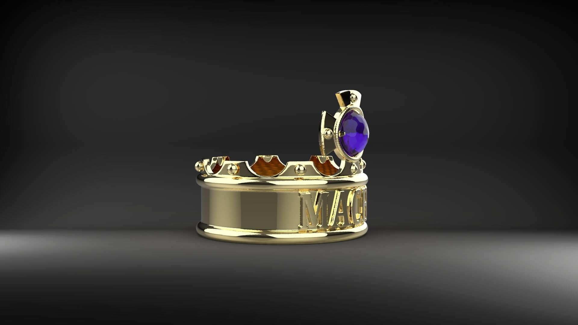 Macho Man Randy Savage Crown and Scepter 3D model 3D printable | CGTrader