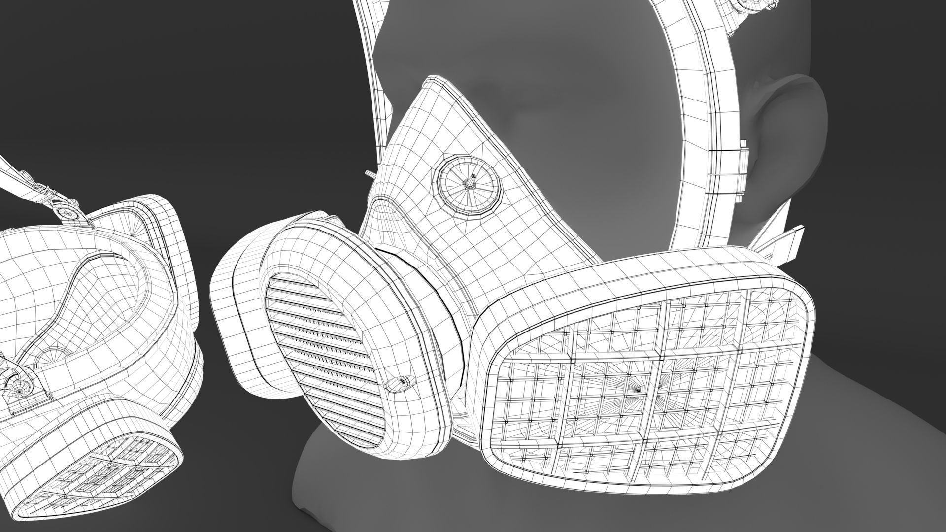 Respirator Mask 3D model | CGTrader