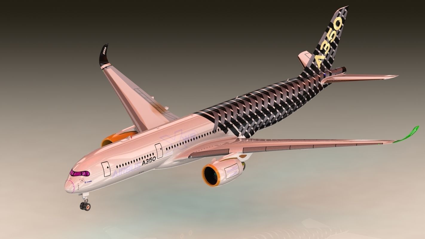 3D AIRBUS A350 | CGTrader