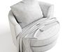 FASALT Swivel armchair velvet grey 3D model | CGTrader