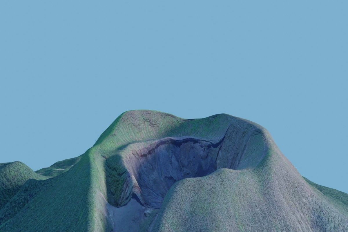 Volcano Mountains - Mount Ibu Indonesia 3D model | CGTrader
