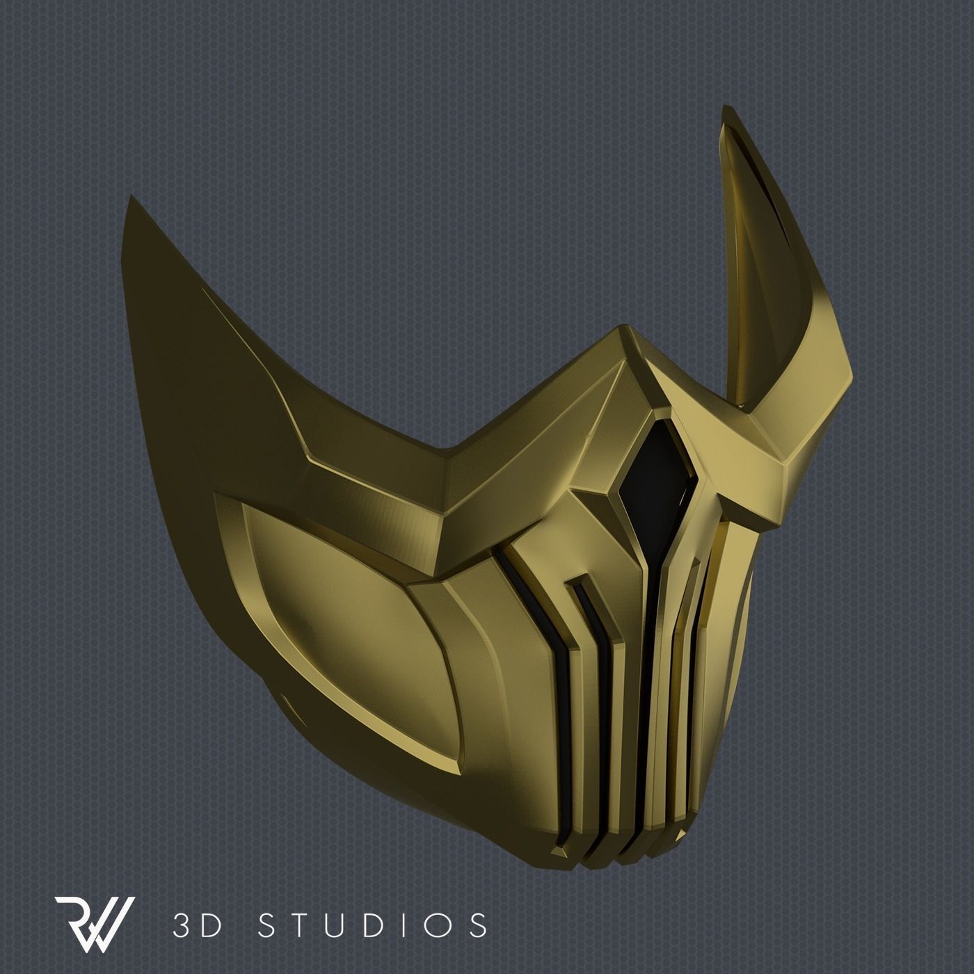 MK11 Scorpion Mask V2 - STL File 3D model 3D printable | CGTrader