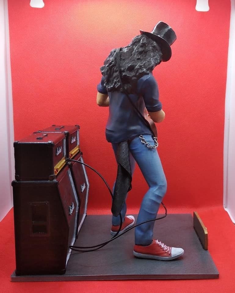 Slash - Saul Hudson 3D model 3D printable | CGTrader
