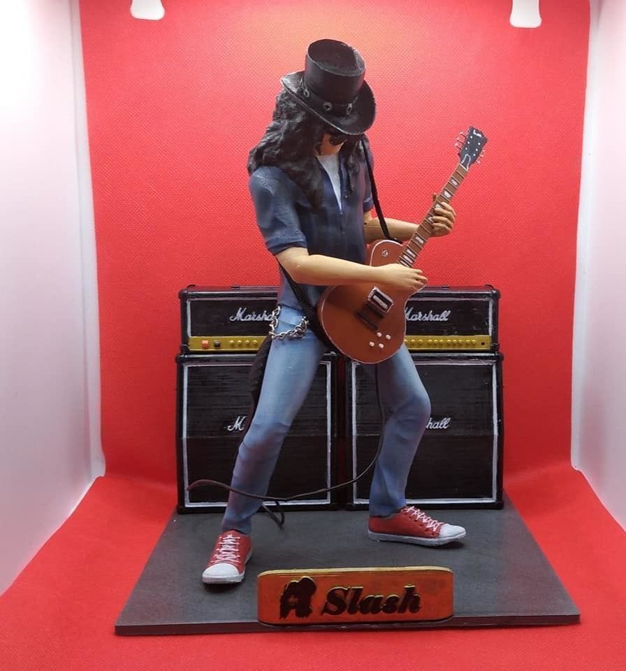 Slash - Saul Hudson 3D model 3D printable | CGTrader