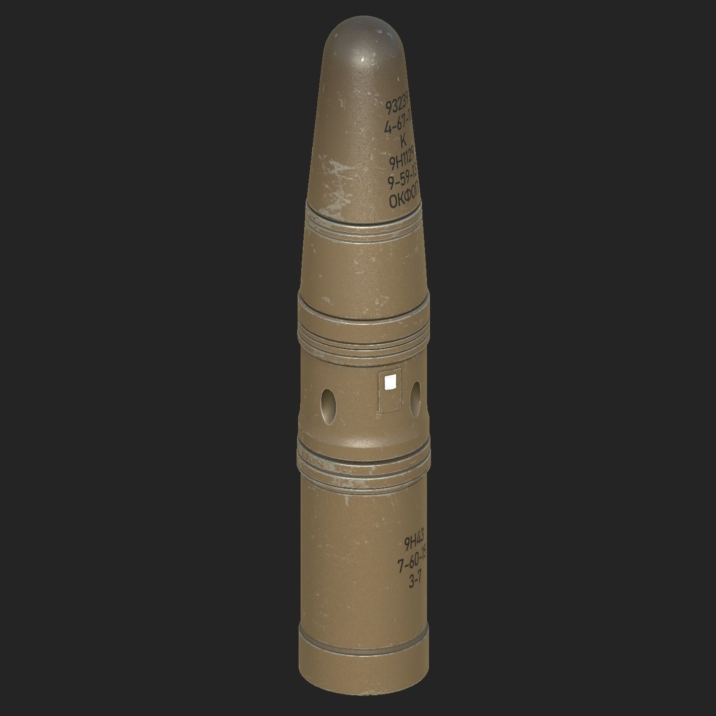 Tank shells collection 3D model | CGTrader