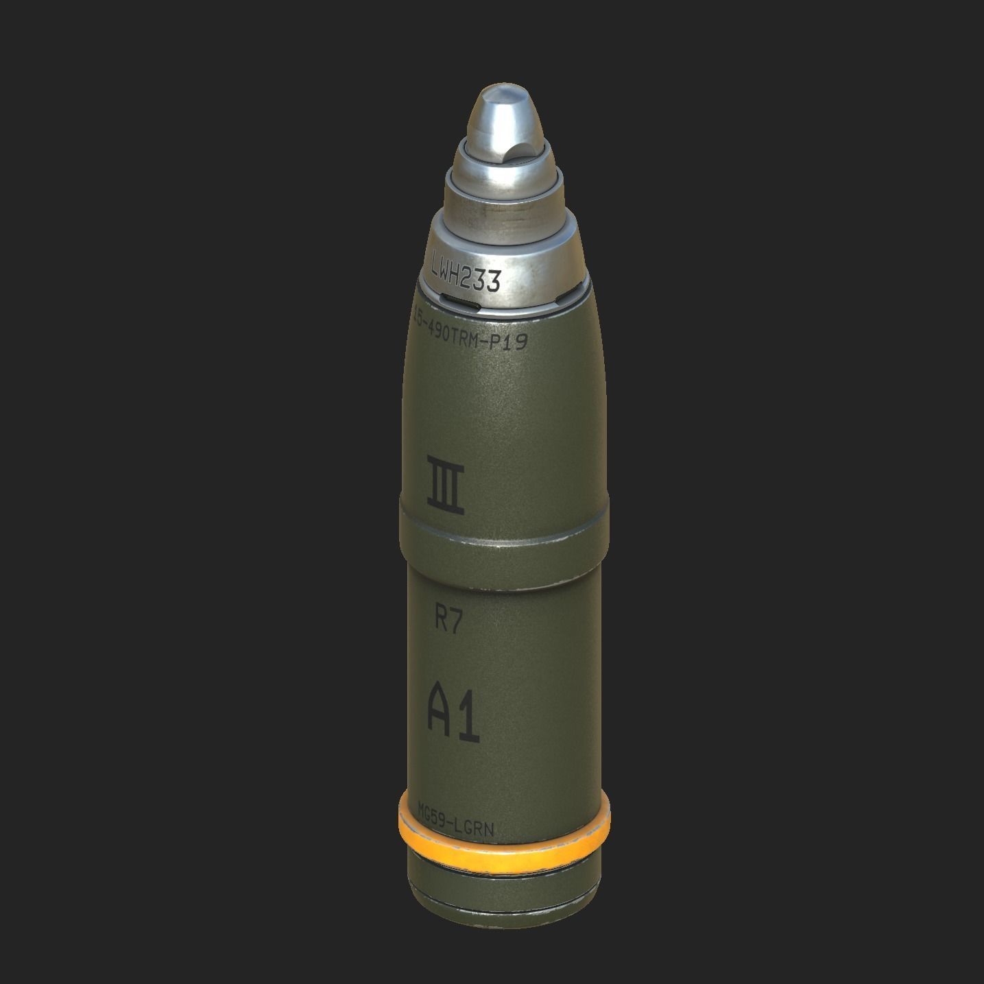 Tank shells collection 3D model | CGTrader