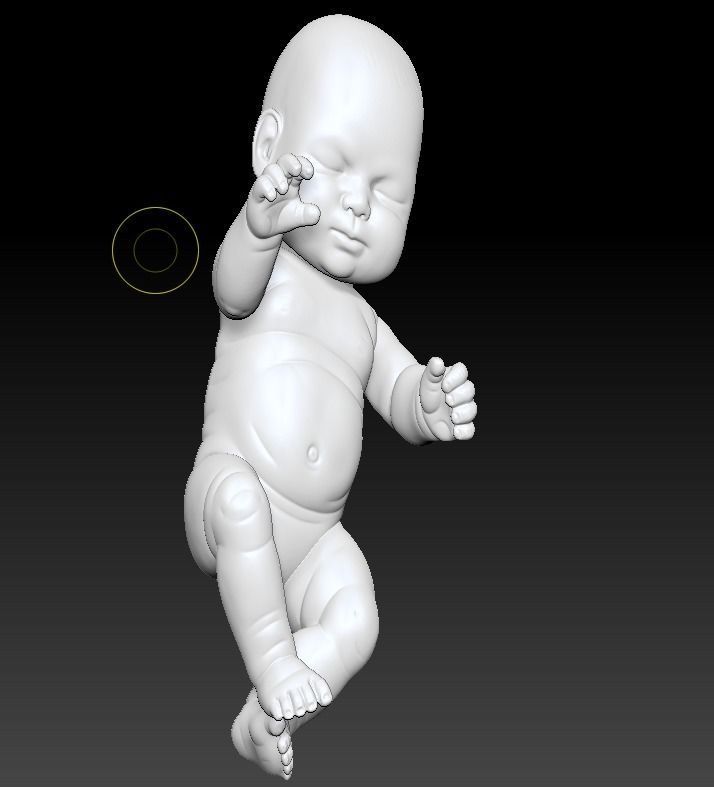 baby 3D print model in air 3D model 3D printable animated | CGTrader