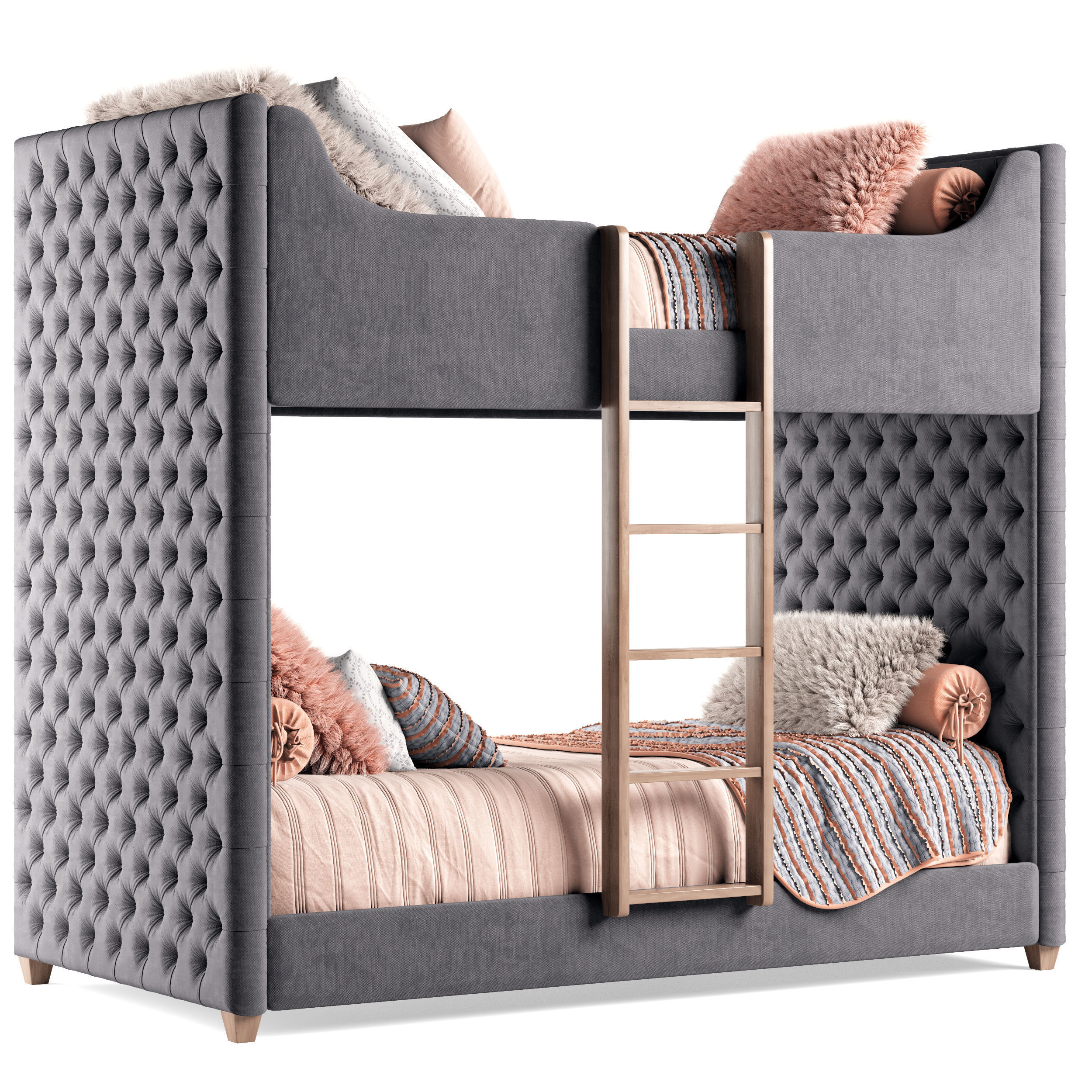 RH Devyn Bed 3D model | CGTrader