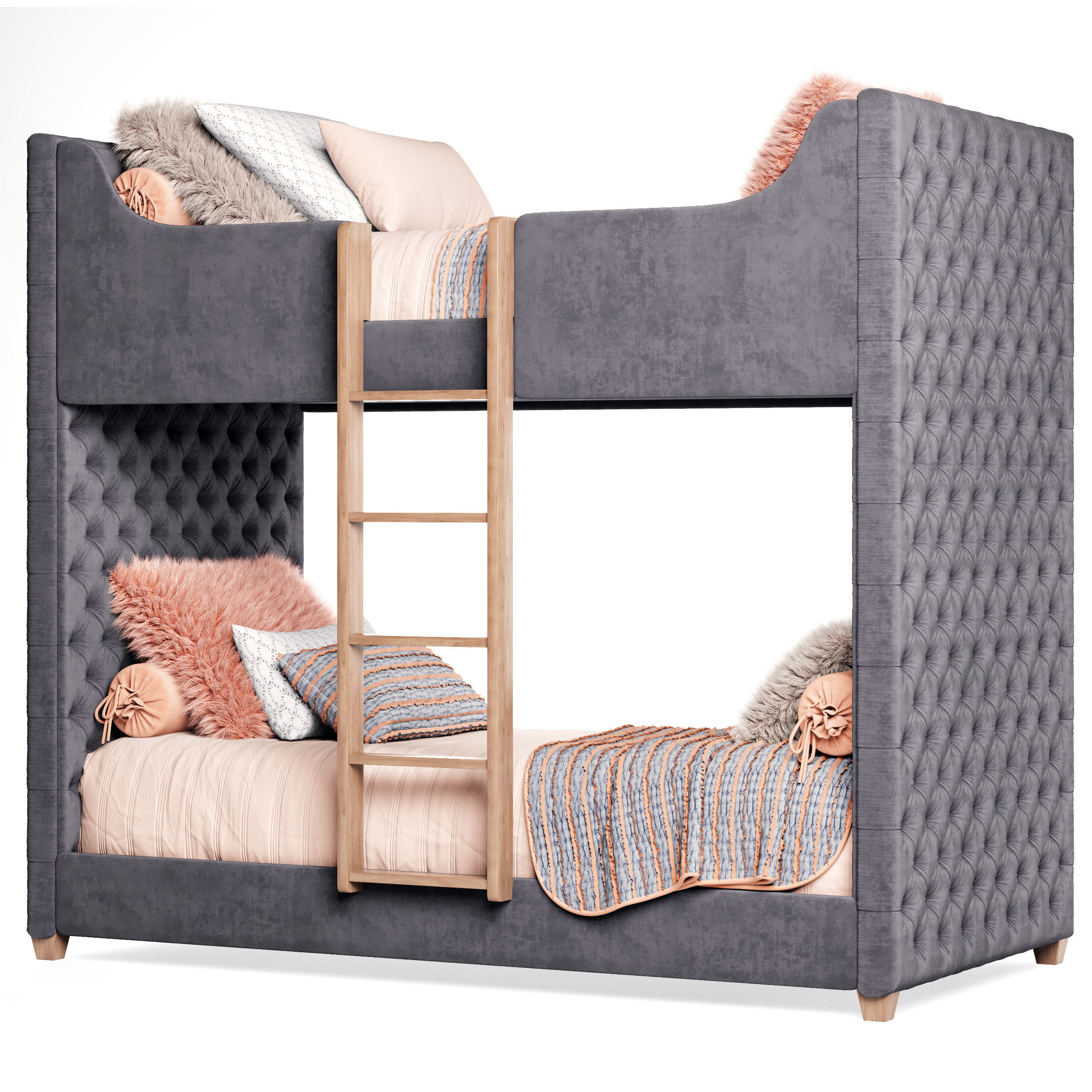 RH Devyn Bed 3D model | CGTrader