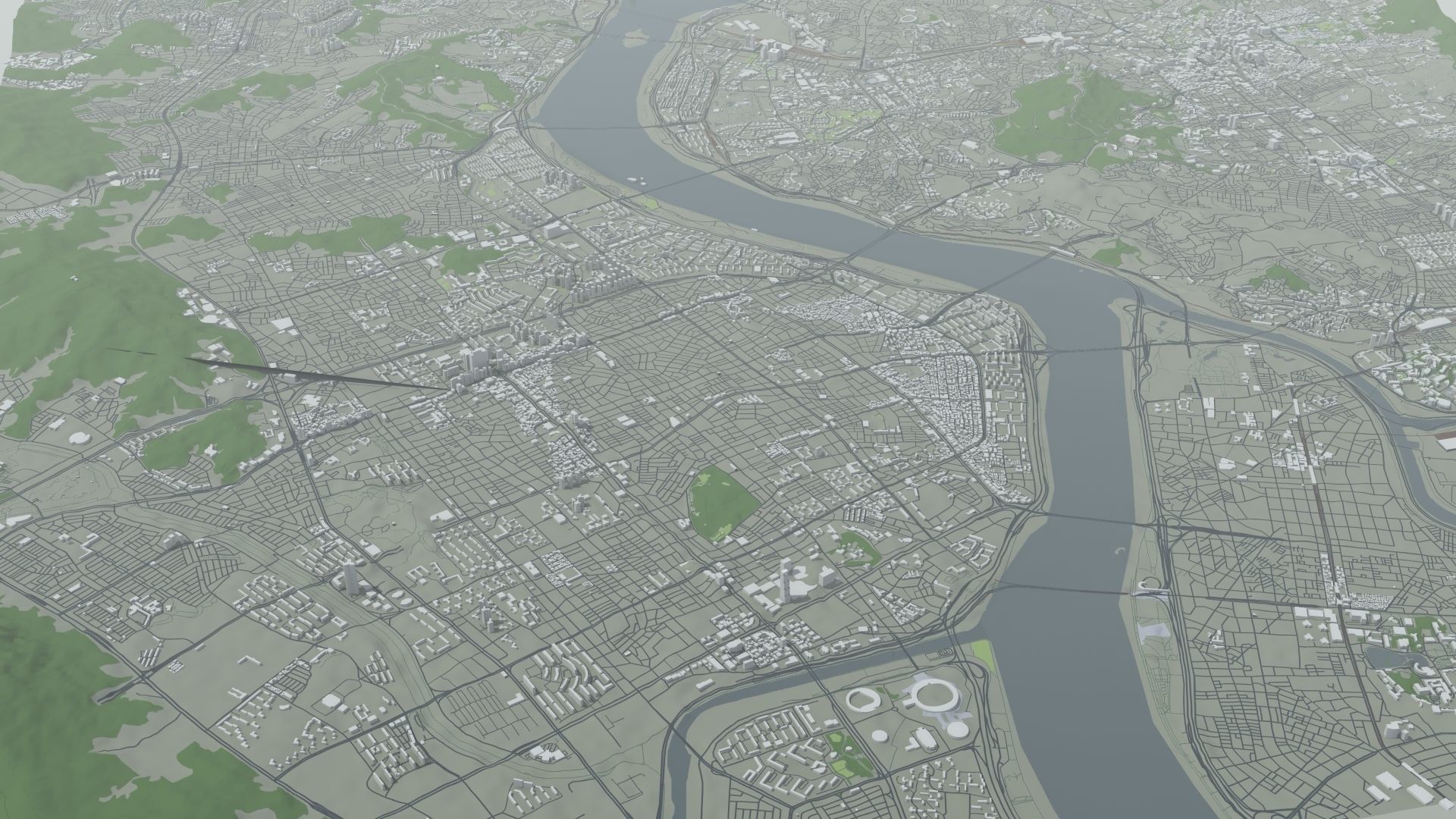 Seoul South Korea 3D model | CGTrader