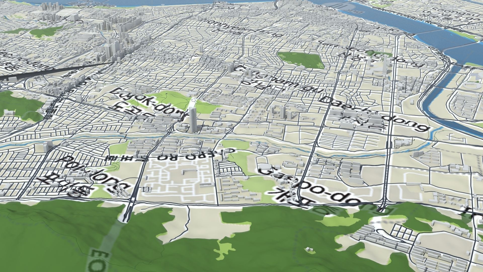 Seoul South Korea 3D model | CGTrader