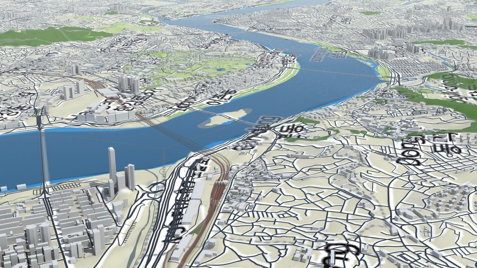 Seoul South Korea 3D model | CGTrader