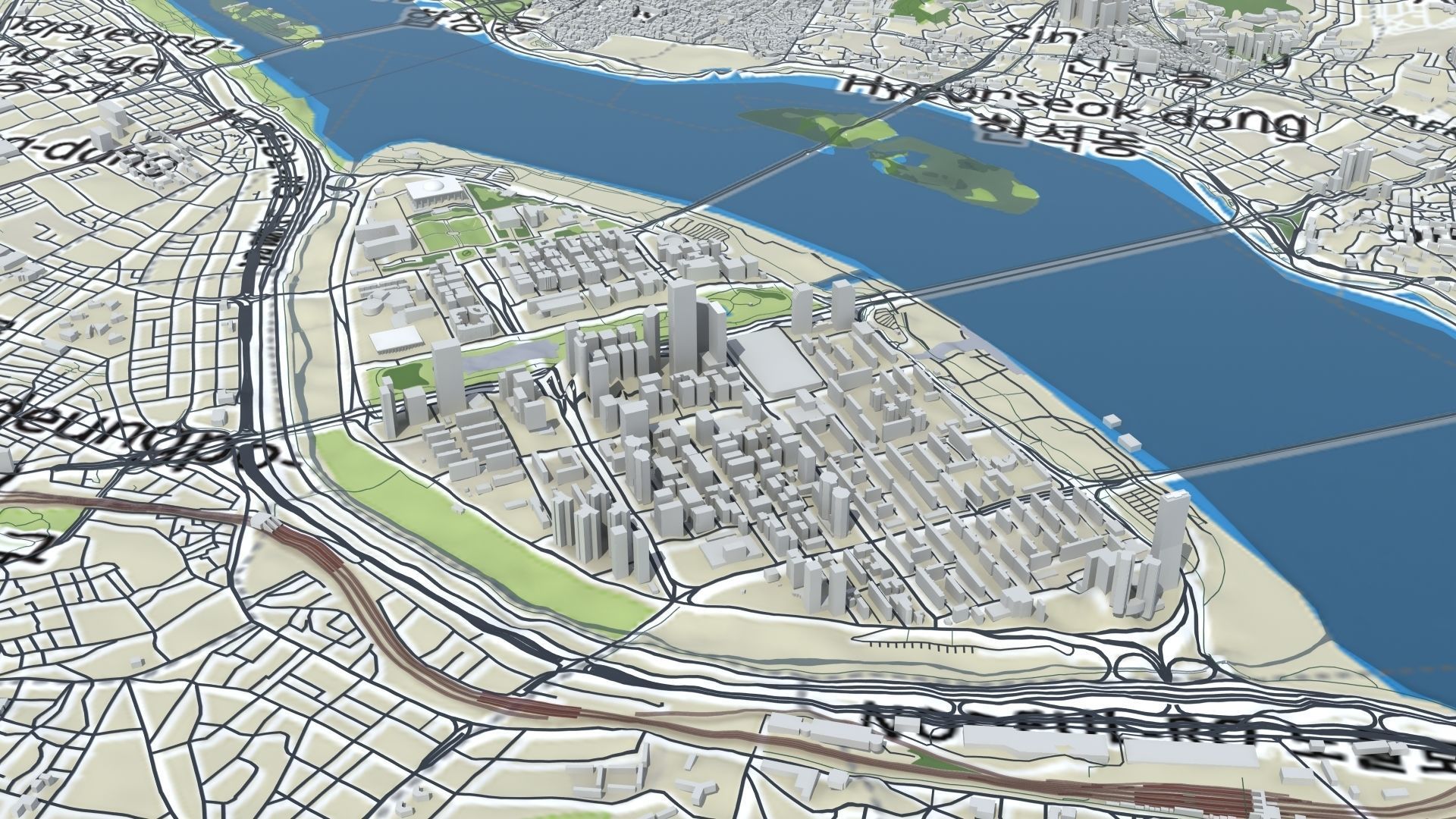 Seoul South Korea 3D model | CGTrader