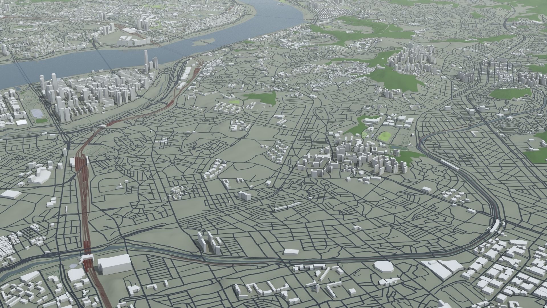 Seoul South Korea 3D model | CGTrader