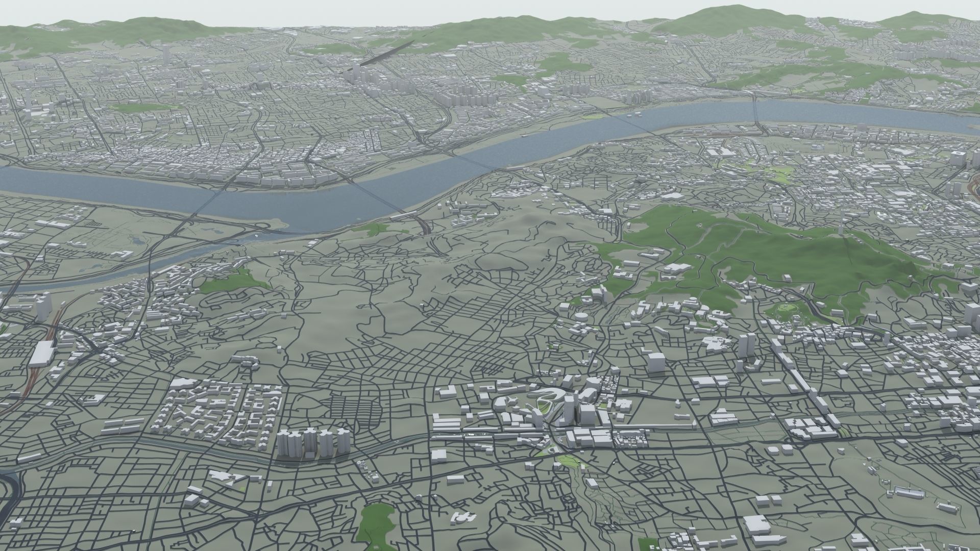Seoul South Korea 3D model | CGTrader