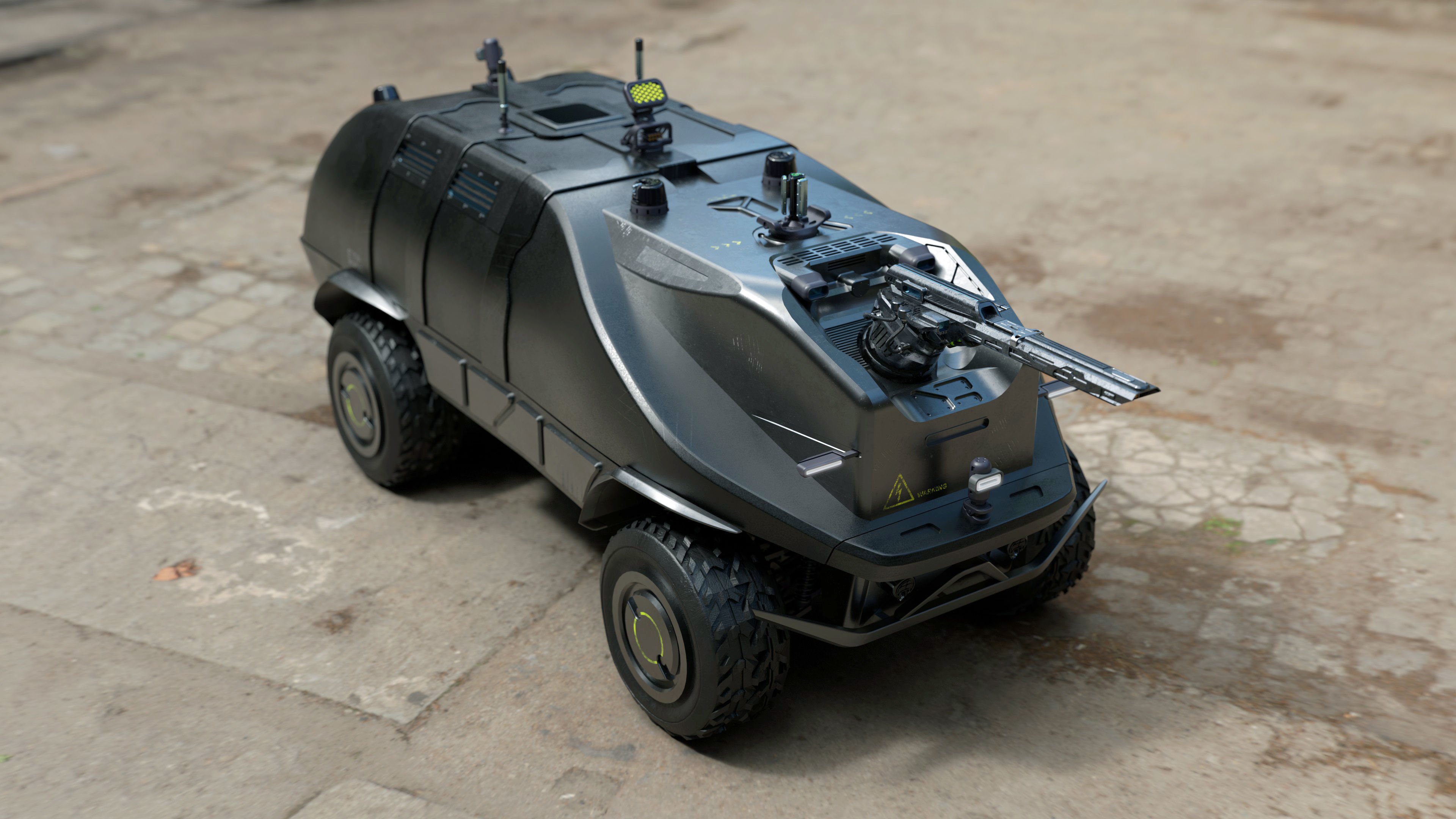 Military Personnel Transport Vehicle 3D model | CGTrader