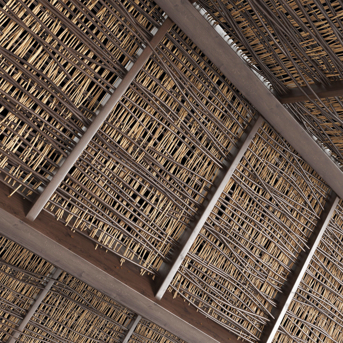 Ceiling branch canopy decor n1 3D model | CGTrader