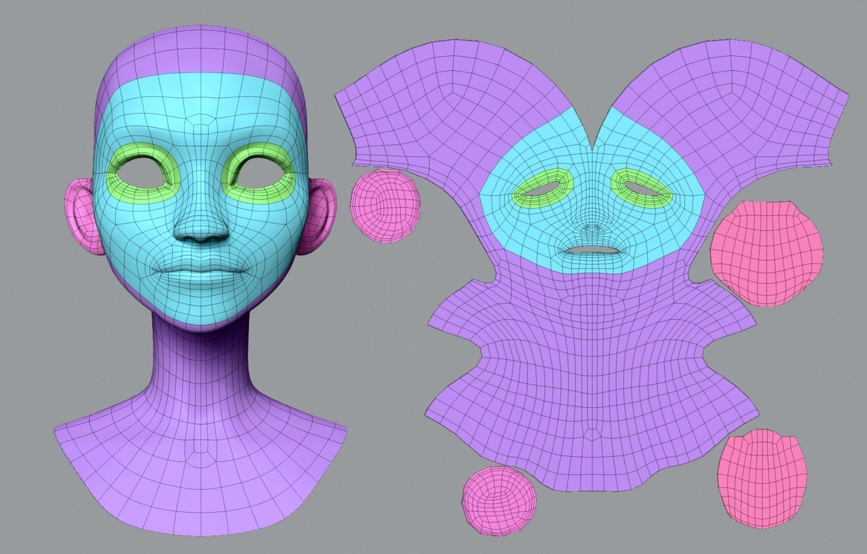 3D model Cartoon woman base mesh VR / AR / low-poly | CGTrader