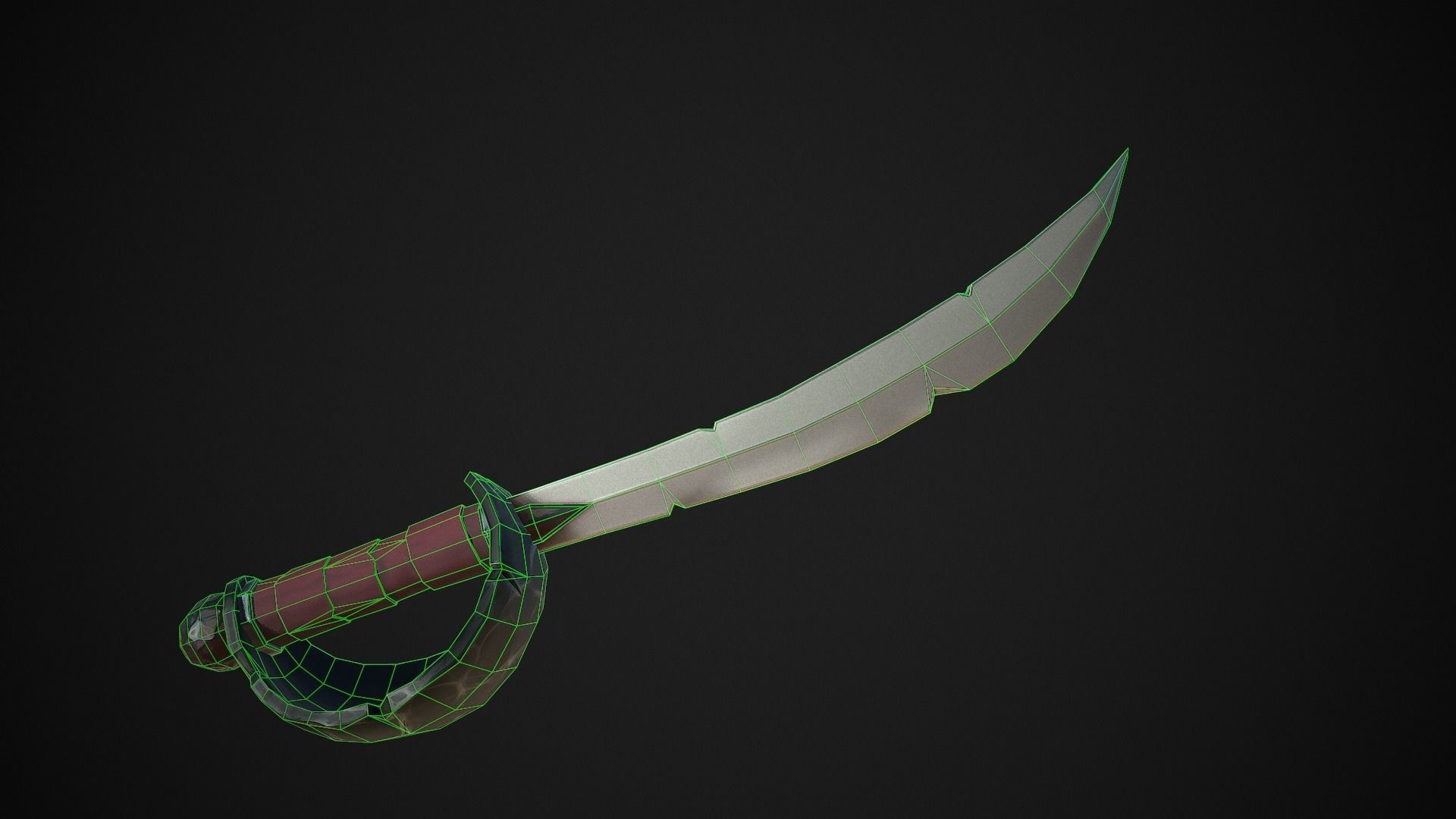 3D model Stylized Cutlass VR / AR / low-poly | CGTrader