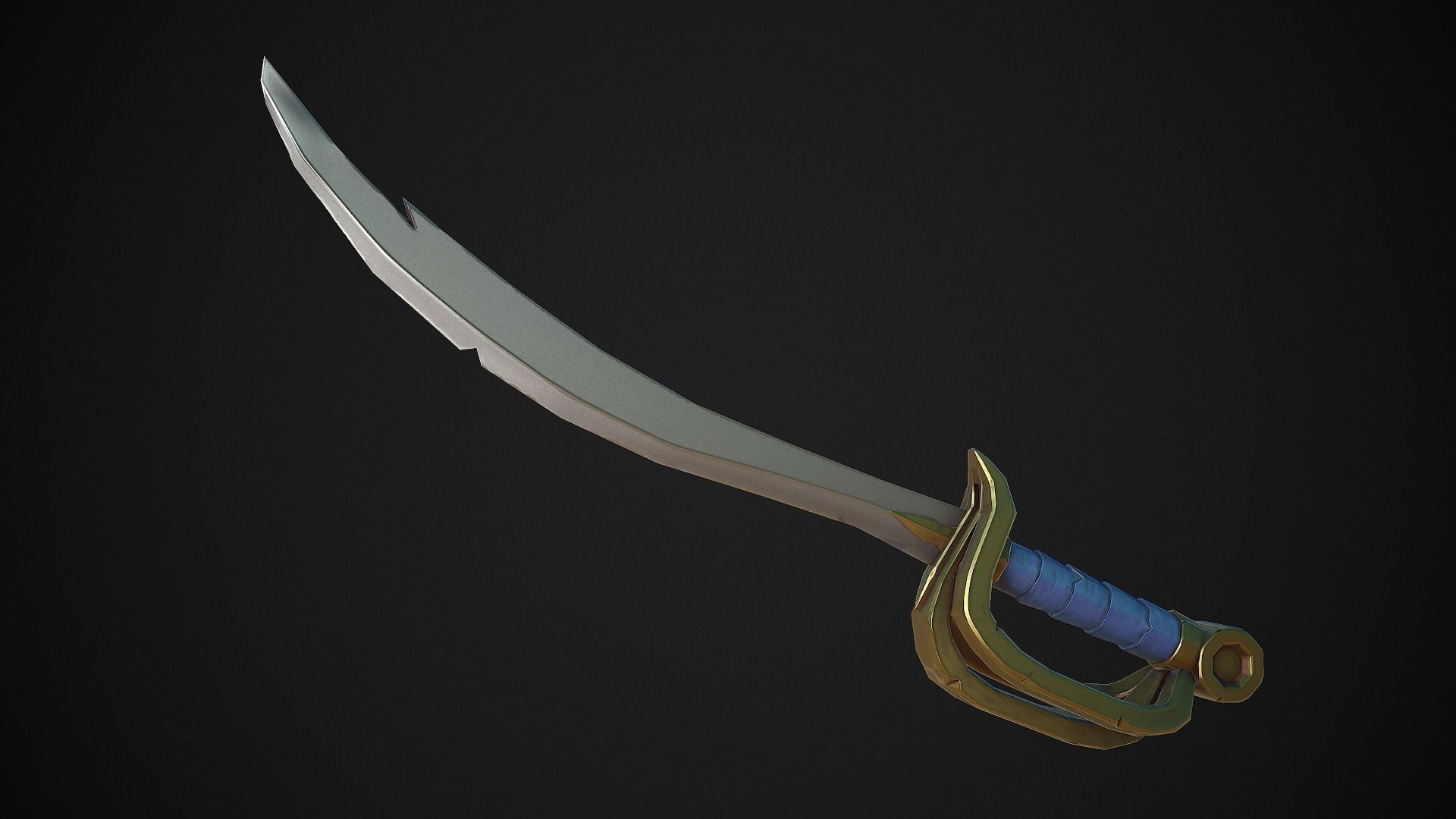 3D model Stylized Cutlass VR / AR / low-poly | CGTrader