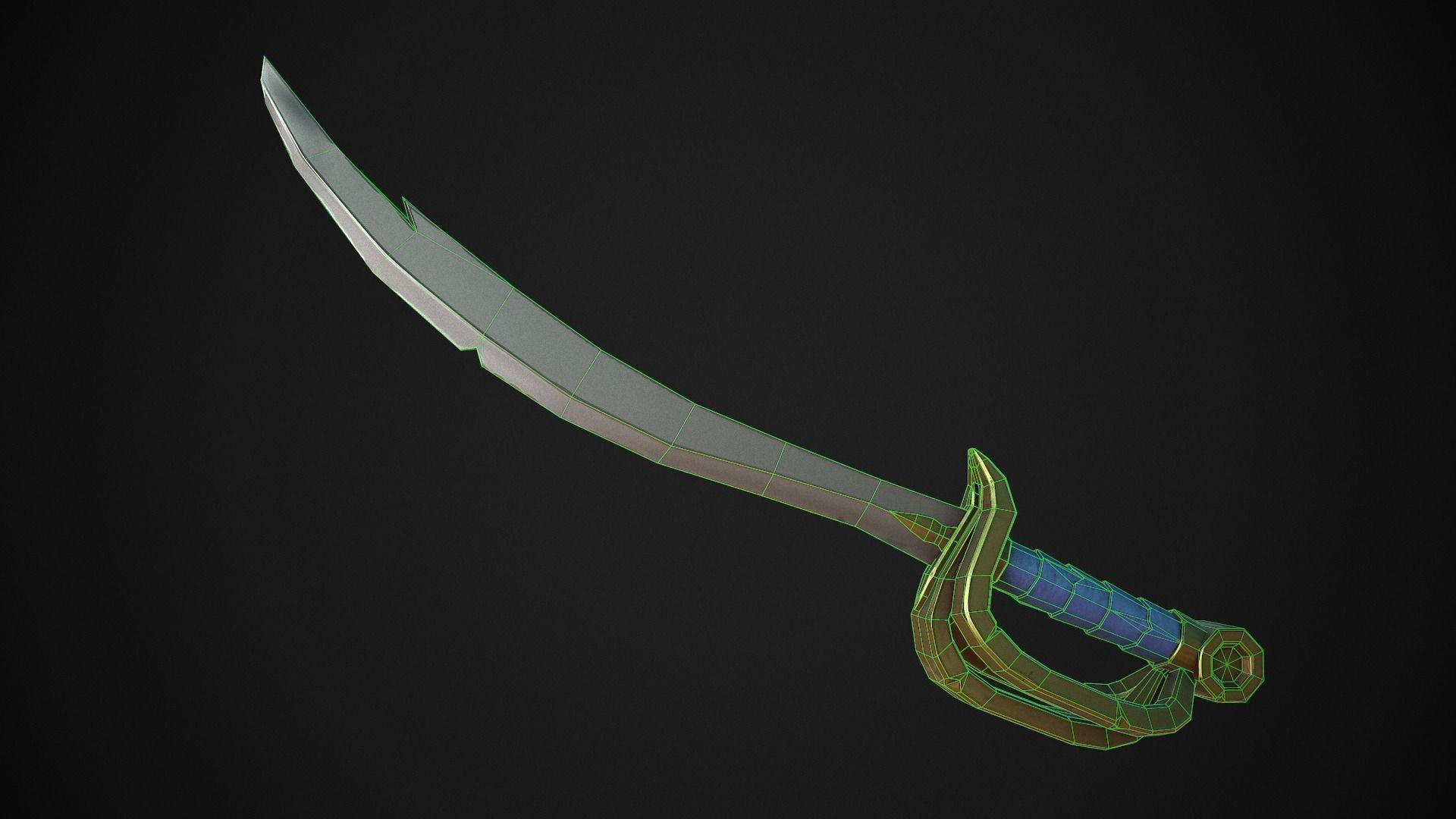 3D model Stylized Cutlass VR / AR / low-poly | CGTrader