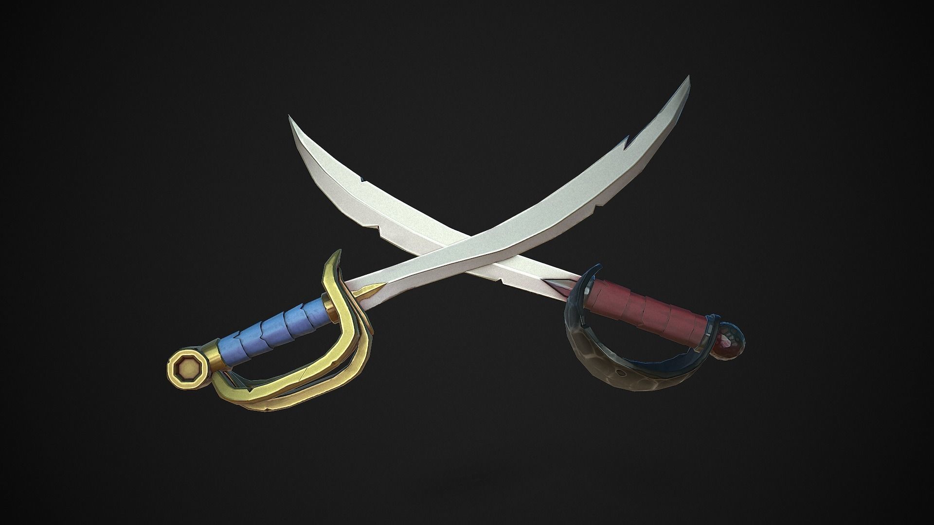 3D model Stylized Cutlass VR / AR / low-poly | CGTrader
