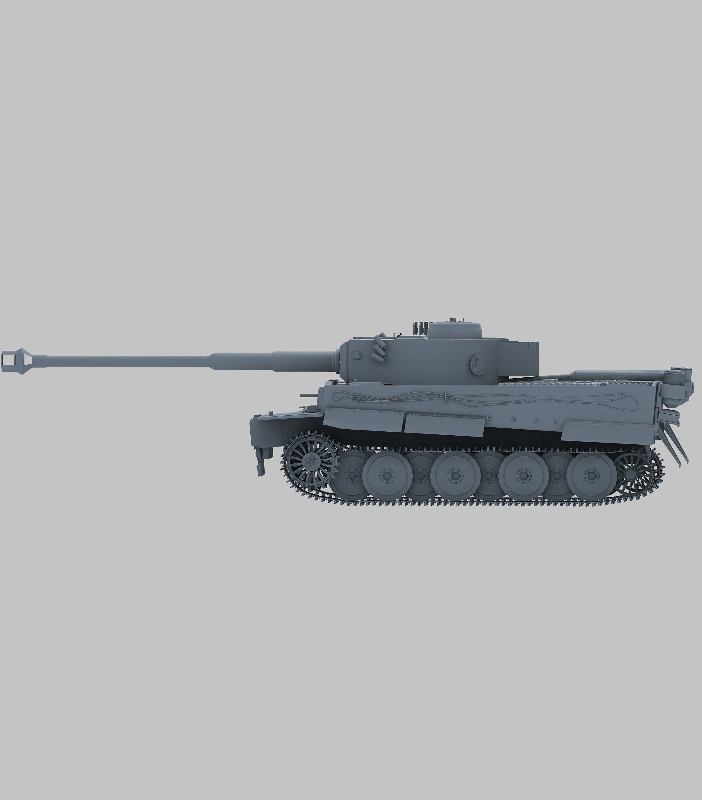 German Panzer tank 3D model | CGTrader