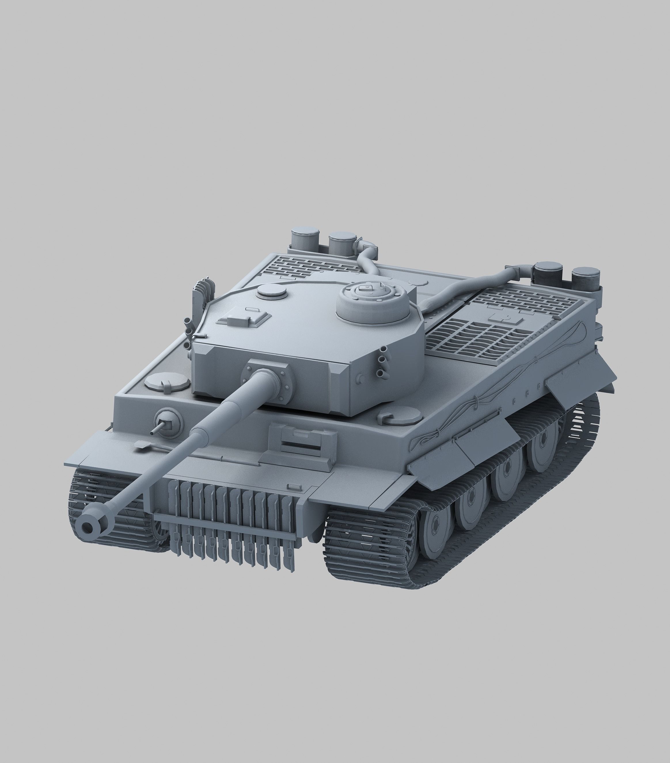 German Panzer tank 3D model | CGTrader
