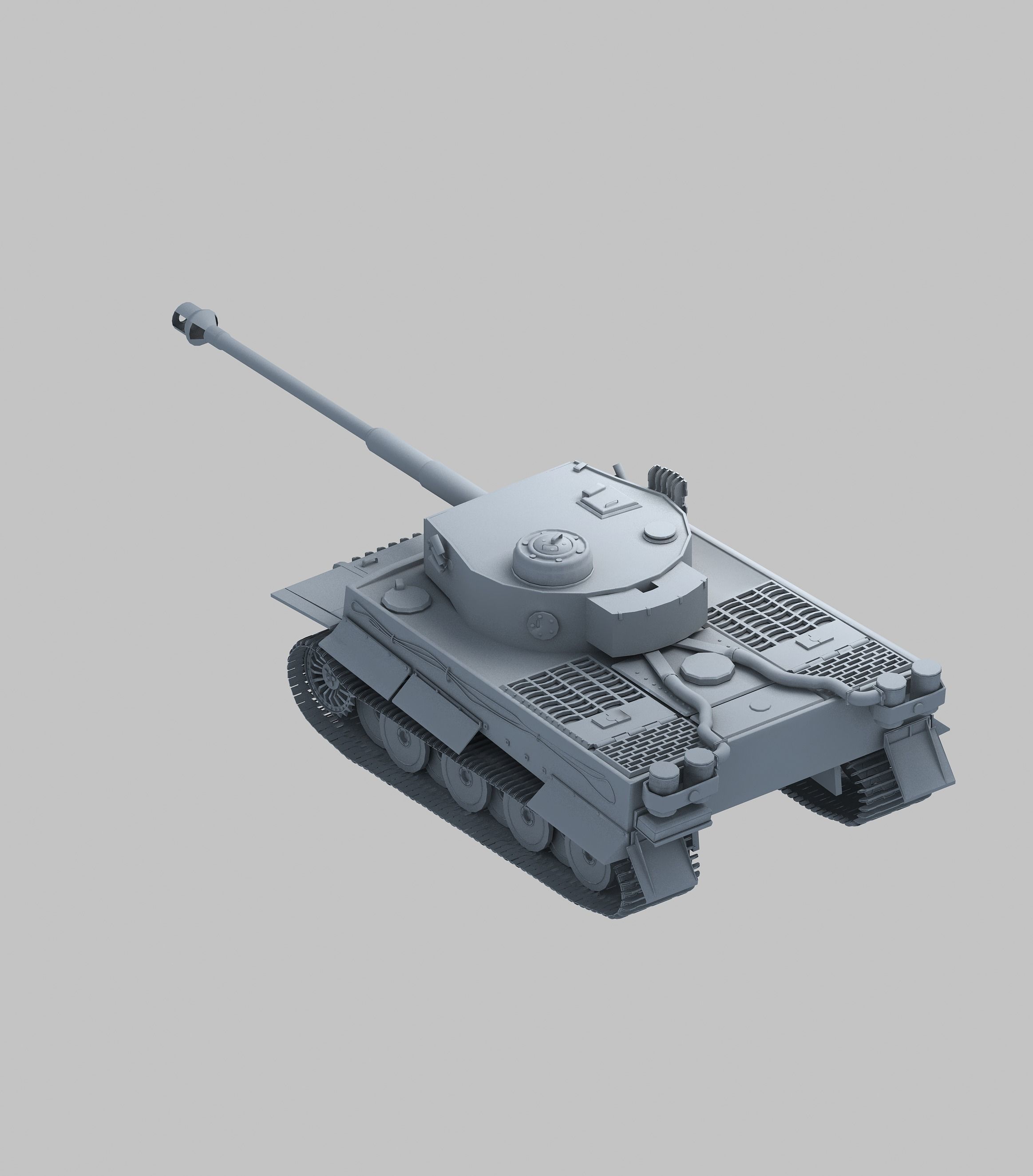 German Panzer tank 3D model | CGTrader
