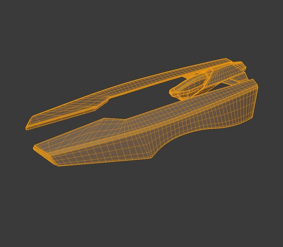 Spaceship racer WipeOut Qirex style 3D model | CGTrader