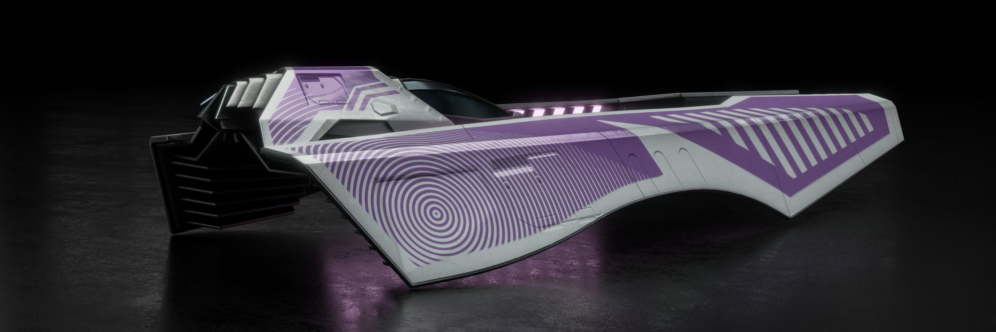 Spaceship racer WipeOut Qirex style 3D model | CGTrader