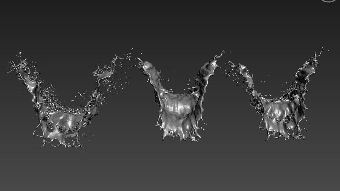 Water Splash 3D Model 3D model | CGTrader