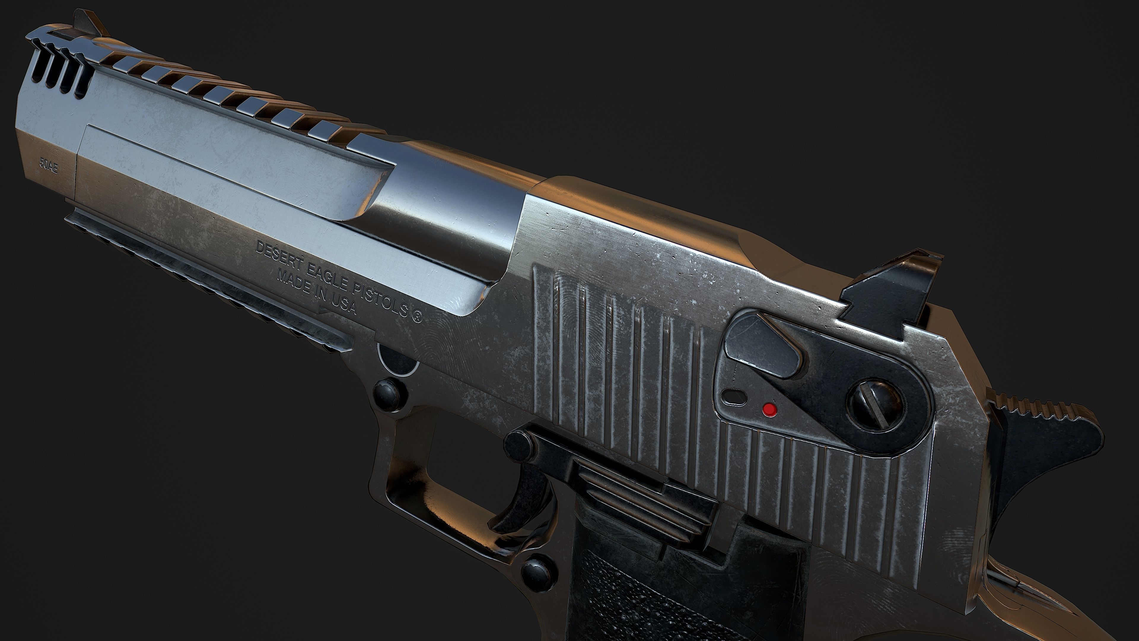 3D model DESERT EAGLE PISTOL VR / AR / low-poly | CGTrader