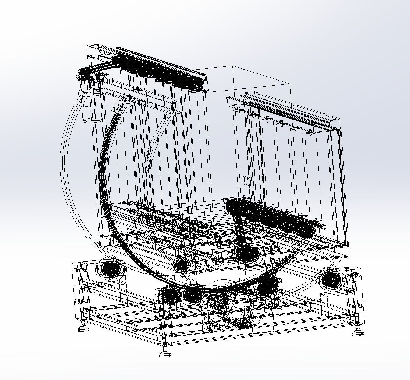 Turnover mechanism Assembly 3D model | CGTrader