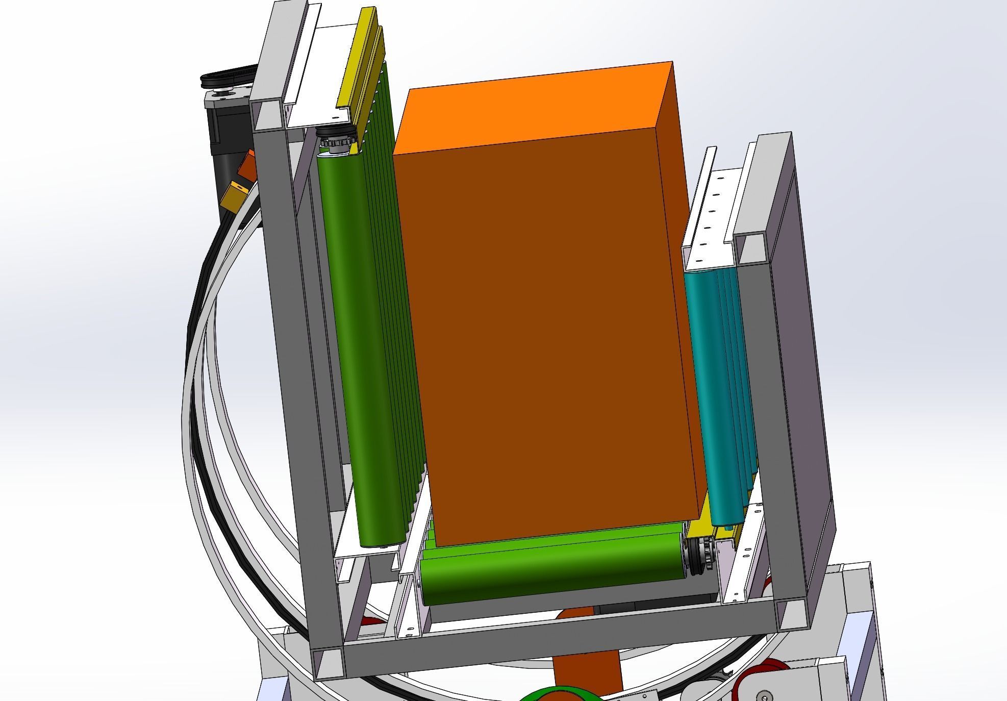 Turnover mechanism Assembly 3D model | CGTrader