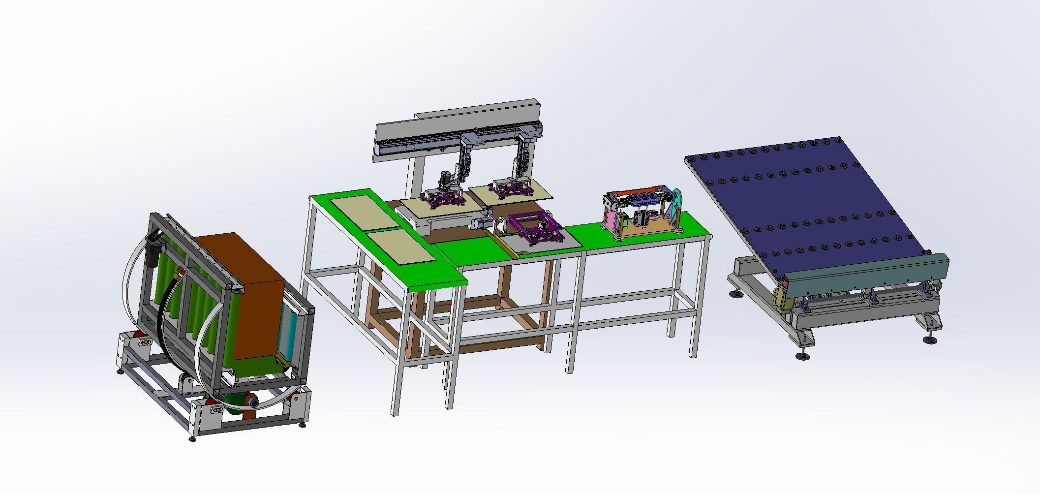 Turnover mechanism Assembly 3D model | CGTrader