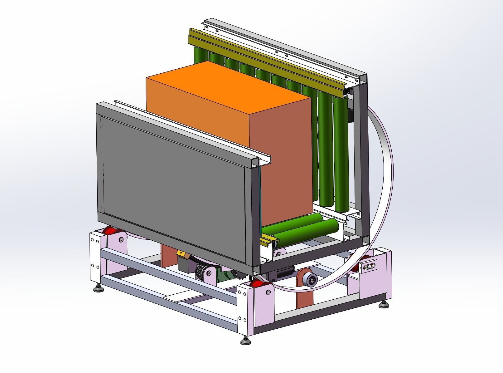 Turnover mechanism Assembly 3D model | CGTrader