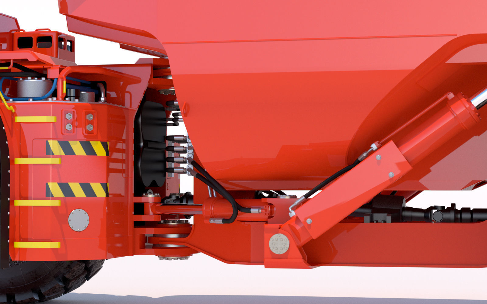 Underground Mining Truck TH540 3D model | CGTrader